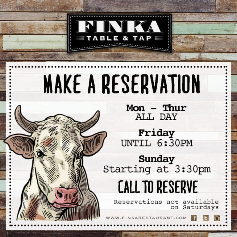Finka Table and Tap – Good Eats, Beers on Tap, Craft Cocktails